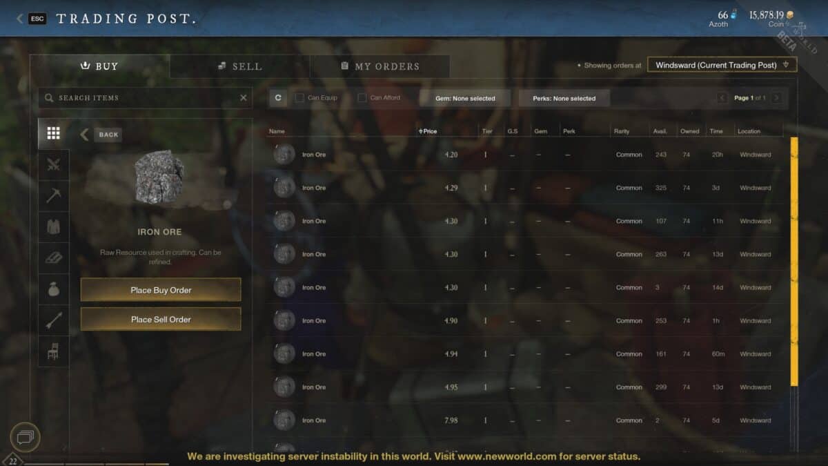 Beginner's Guide to New World