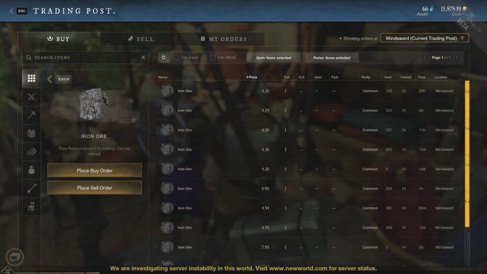 Beginner's Guide to New World