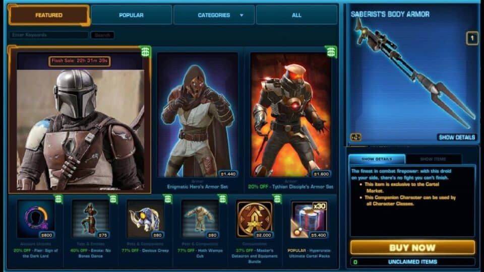 SWTOR Credits Guide - How To Farm Credits in Star Wars The Old Republic